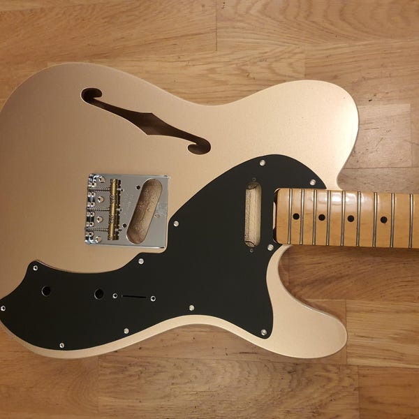 Telecaster Custom Shaped Pickguard, Aluminium Hand Made Pickguard, Fits ...