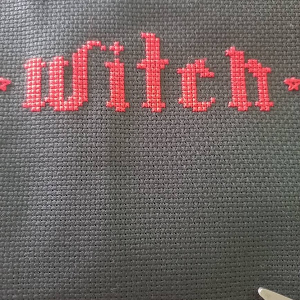 Cross Stitch Alphabet Pattern - Gothic Victorian Typeface - Personal ...