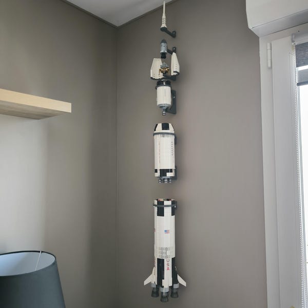 Wall Mounting Kit for Displaying Apollo Saturn V Rocket - Etsy