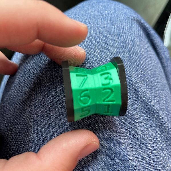 D100 Life Spinner for Magic and Commander Trays - Custom Made - 3D ...