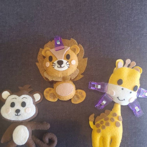 PDF Pattern/ Felt Pattern/little Monsters/ Felt Monsters Friends/ DIY ...