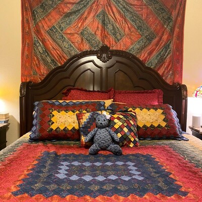 Handmade Teddy Bear, Vintage Style Teddy Bear, Baby Girl Nursery Decor ...