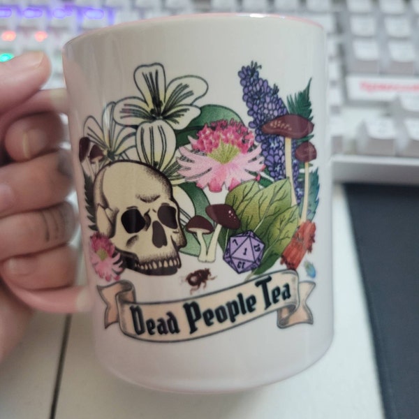 DEAD PEOPLE TEA, Critical Roleplayer Mug, Dnd Mug, Dnd Gifts for Her ...