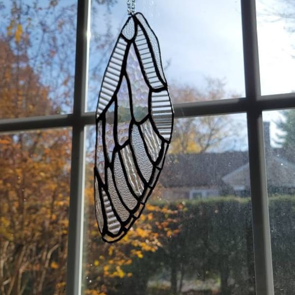 Wing Suncatcher Stained Glass Pattern: Insect Art DIY (PDF Pattern) - Etsy