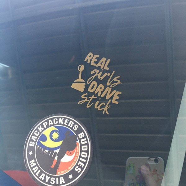 Real Girls Drive Stick - Stick Shift Manual Car - Car/truck/laptop ...