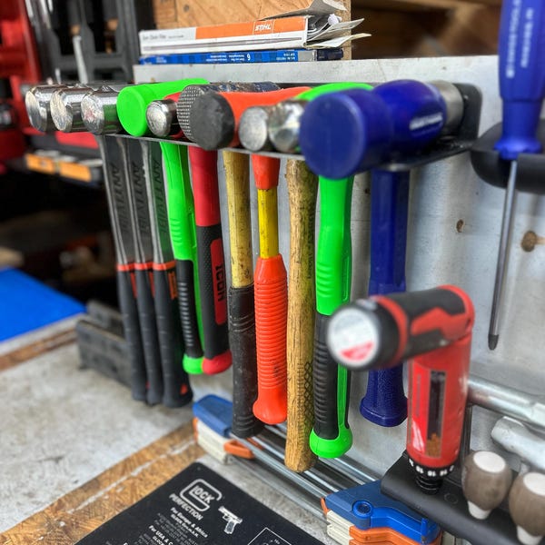 Vise Grip / Clamp Tool Shop Organizer: Holds 15 Tools - Etsy