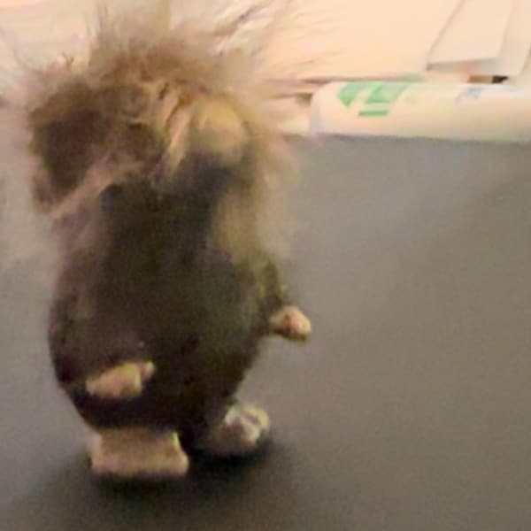 Resin Bigfoot Sasquatch W/ Faux Hair Miniature Pocket Charm Figurine ...