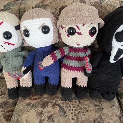 Cuddly Slasher Doll/handmade Slasher Plushie, Plush Stuffed Slasher ...