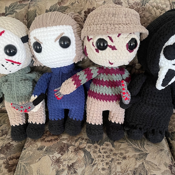 Cuddly Slasher Doll/handmade Slasher Plushie, Plush Stuffed Slasher ...