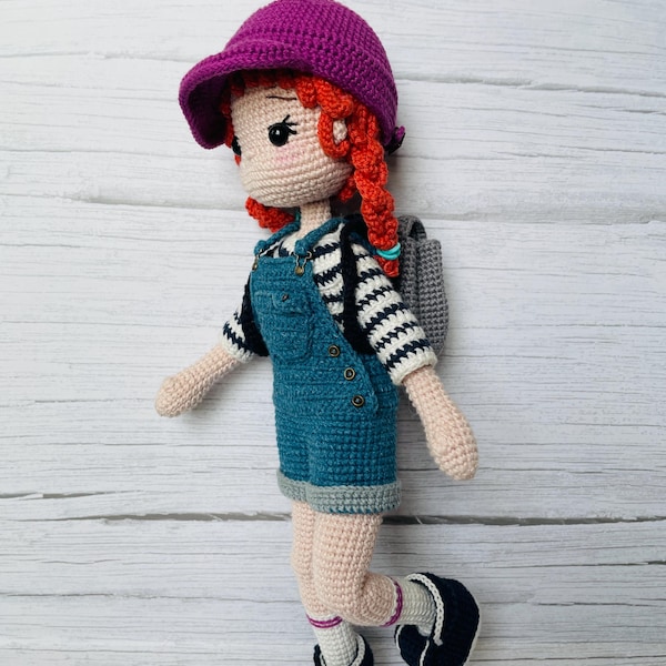 Crochet Doll Pattern, Mila Doll, Amigurumi Doll Pattern, PDF in English, French, German, Spanish ...