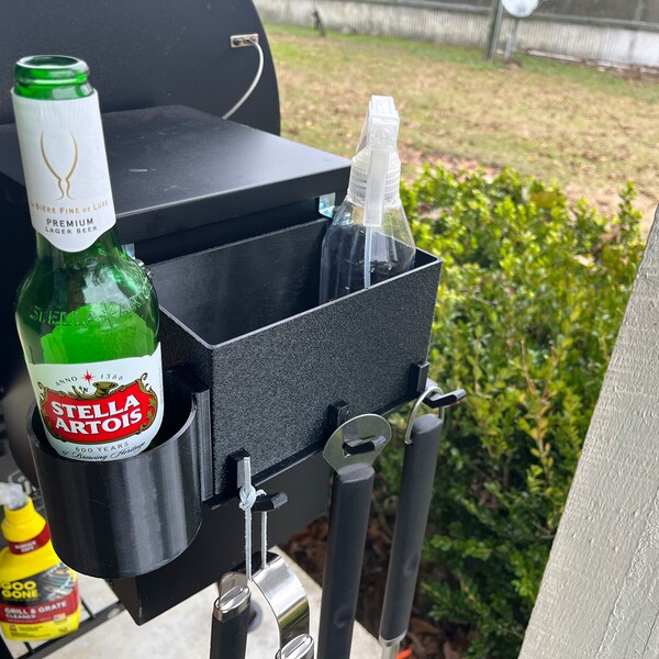 Pellet Smoker Storage Basket W/accessories for Traeger Pellet Smokers ...
