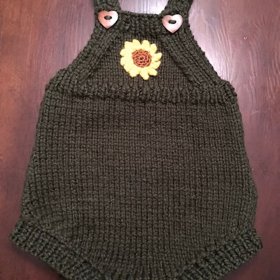 Baby Playsuit Knitting Pattern Pip Knitted Romper PDF Knitting Pattern ...