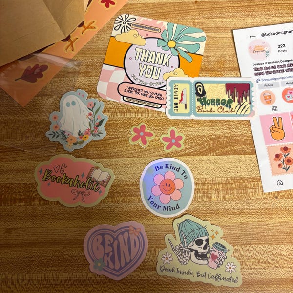 Lover Sticker Bundle Valentines Day Sticker Pack Bookish Sticker Bundle ...