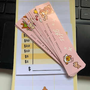 Cash Binder Label Designs Canva Templates - Etsy
