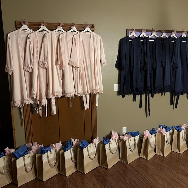 Ruffle Floral Flower Girl Robe / Flower Girl Gift / Bridesmaid Gift ...