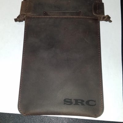 Personalized Leather Slim Phone Pouch Shoulder Bag With Card Holder ...