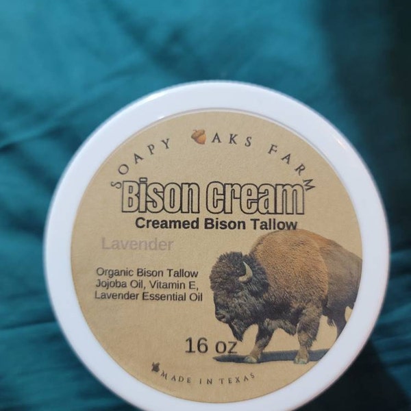 Tallow Cream Organic Grass Fed Bison - Etsy