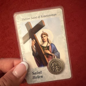 Blessed Mother Catholic ID Card I Am A Catholic Card 2 1/8 X 3 1/4 Act ...