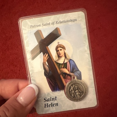 Blessed Mother Catholic ID Card I Am A Catholic Card 2 1/8 X 3 1/4 Act ...