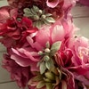 Peony Bombshell in Two Tone Pink 7 Inches Silk Flowers, Artificial ...
