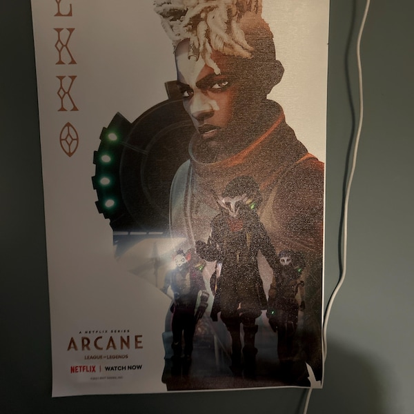 League of Legends Character Posters, Arcane League Animation Movie ...