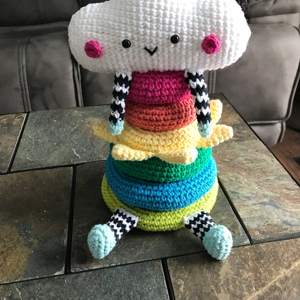 Cloud Stacking Toy - PDF Pattern, Crochet, Amigurumi - Etsy