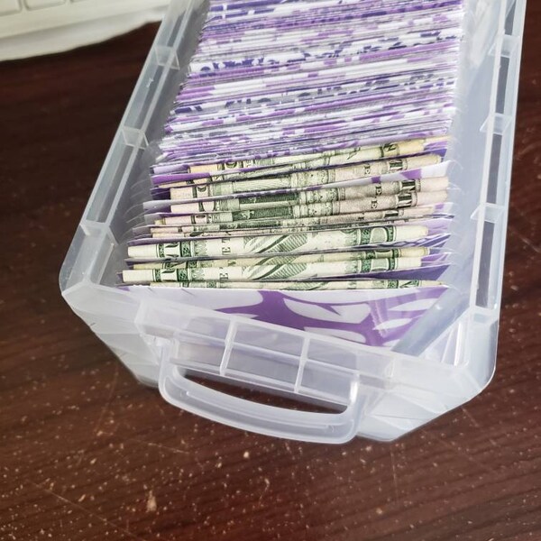 100 Envelope Challenge Box | Money Saving Challenge | 100 Envelope ...