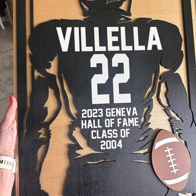 Custom Football Player Sign Team Order - Etsy