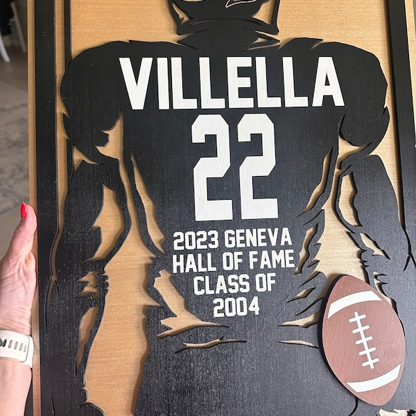 Custom Football Player Sign Team Order - Etsy