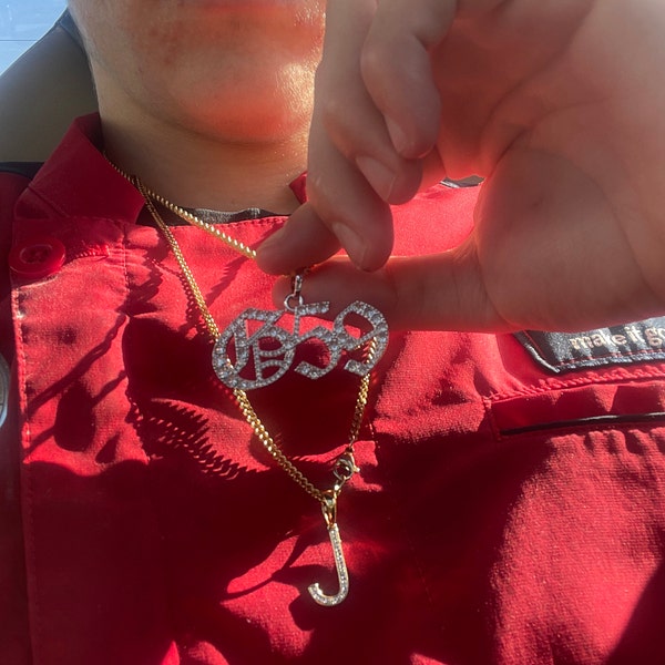 Suicideboys G59 Necklace! Iced Out Cubic Zirconia Pendant + Stainless ...