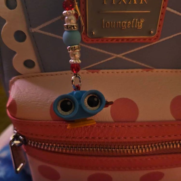 Lotso the Bear From Toy Story Glitter Keychain Doorables - Etsy