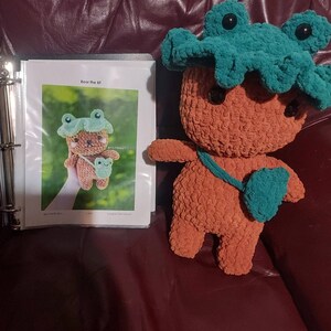 Crochet Pattern Bear the BF Frog Outfit Frog Bag Chubby - Etsy