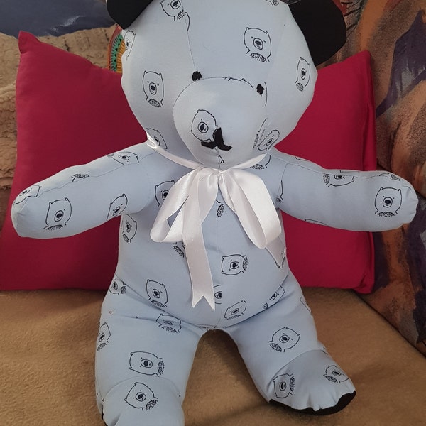 Memory Teddy Bear Keepsake Plush Sewing Pattern & VIDEO Tutorial ...