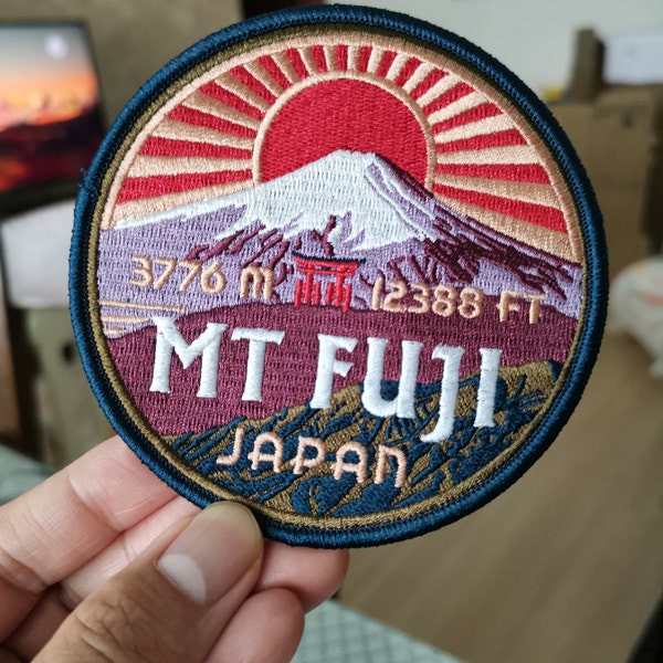 Mt Fuji Japan Patch - Etsy