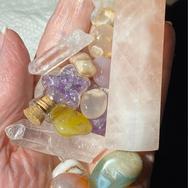 Valentine Love Spell Crystal Scoop, Crystal Confetti Mix, Romance Gift ...