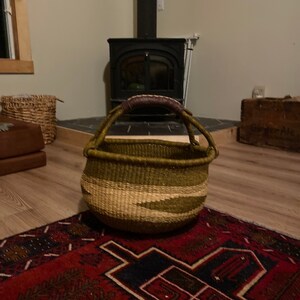 African Rwanda Woven Basket Biko Pink - Etsy