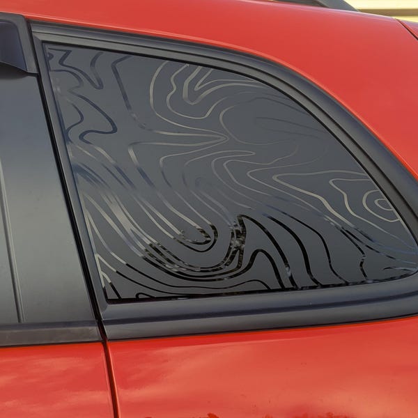 Sunroof Floral Compass Vinyl Window Decal - Etsy
