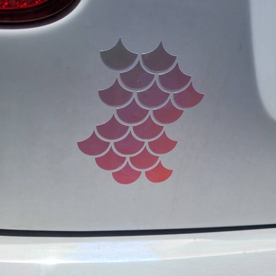 Mermaid Scales Decal, Mermaid Sticker, Laptop Decal, Fish Scales ...