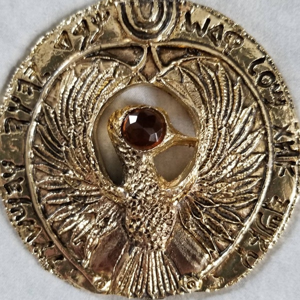 Indiana Jones, Staff of RA Headpiece, Antique Gold, Solid Metal, Amber ...