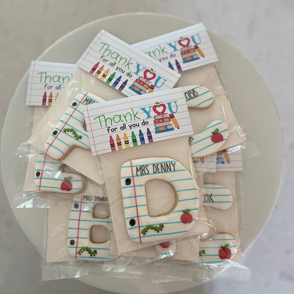 Teacher THANK YOU Treat Bag Topper Printable Teacher Appreciation Gift ...