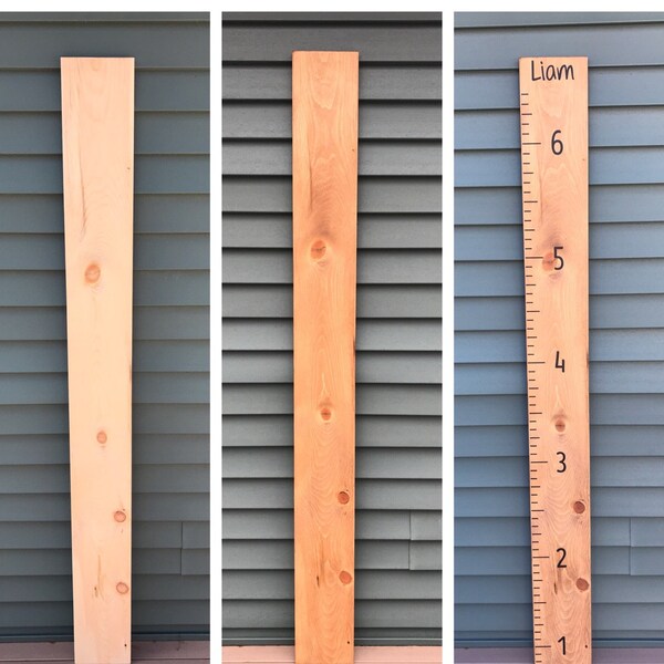 DIY Growth Chart Ruler Vinyl Decal Kit - Modern Style - Etsy