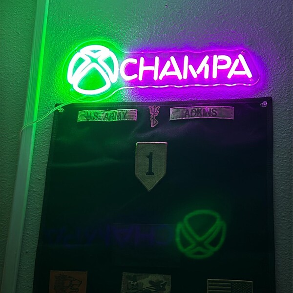 Custom Gamer Neon Sign , Gamer Tag Sign, Game Room Decor, Gaming Wall ...