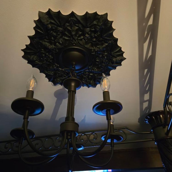 Decorative Gothic Applique - Skull and Filigree - Etsy