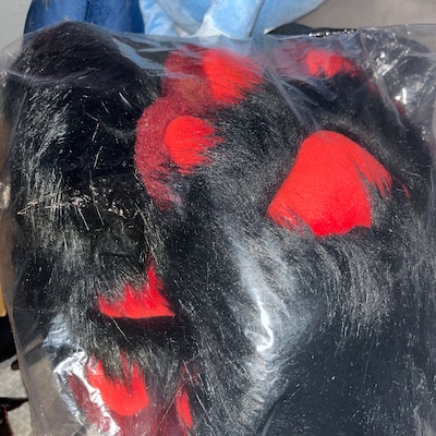 White Cat Furrysuit Cosplay Paws With Claws, Wolf Furry Fluffy Paws ...