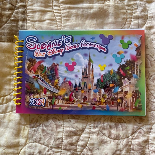 Disney Autograph Book LILO and STITCH Inspired Personalized Autograph ...