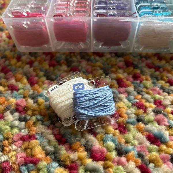 PIPSQUEAKS Acrylic Thread Drops | Floss Drops | Organiser Drop for ...