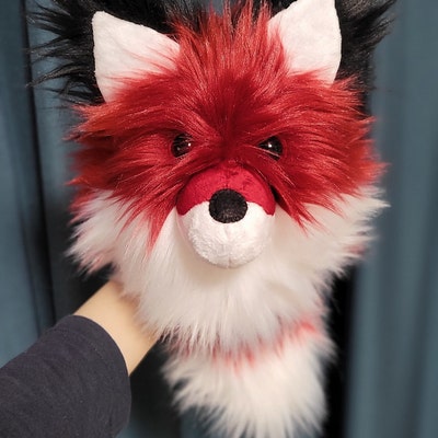 Poppy Red Fox Stuffed Animal Cute Fox Plush Toy Kawaii Plushie Holiday ...