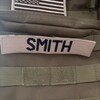 CUSTOM Embroidered NAME TAPE With Hook Fastener - Etsy