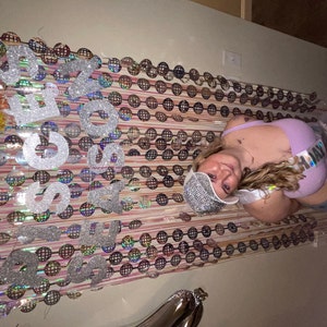 Xo Fetti RIP Single Life Glitter Banner Black 5 Ft. - Etsy