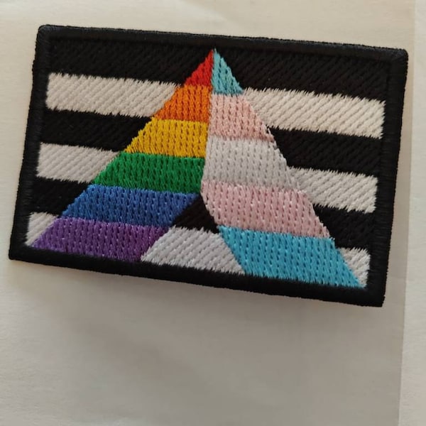 ADHD Pride Flag Embroidered Patch | Neurodivergence, Neurodiversity ...